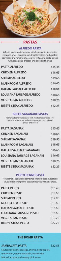 Menu - The Market Place Grill Cafe